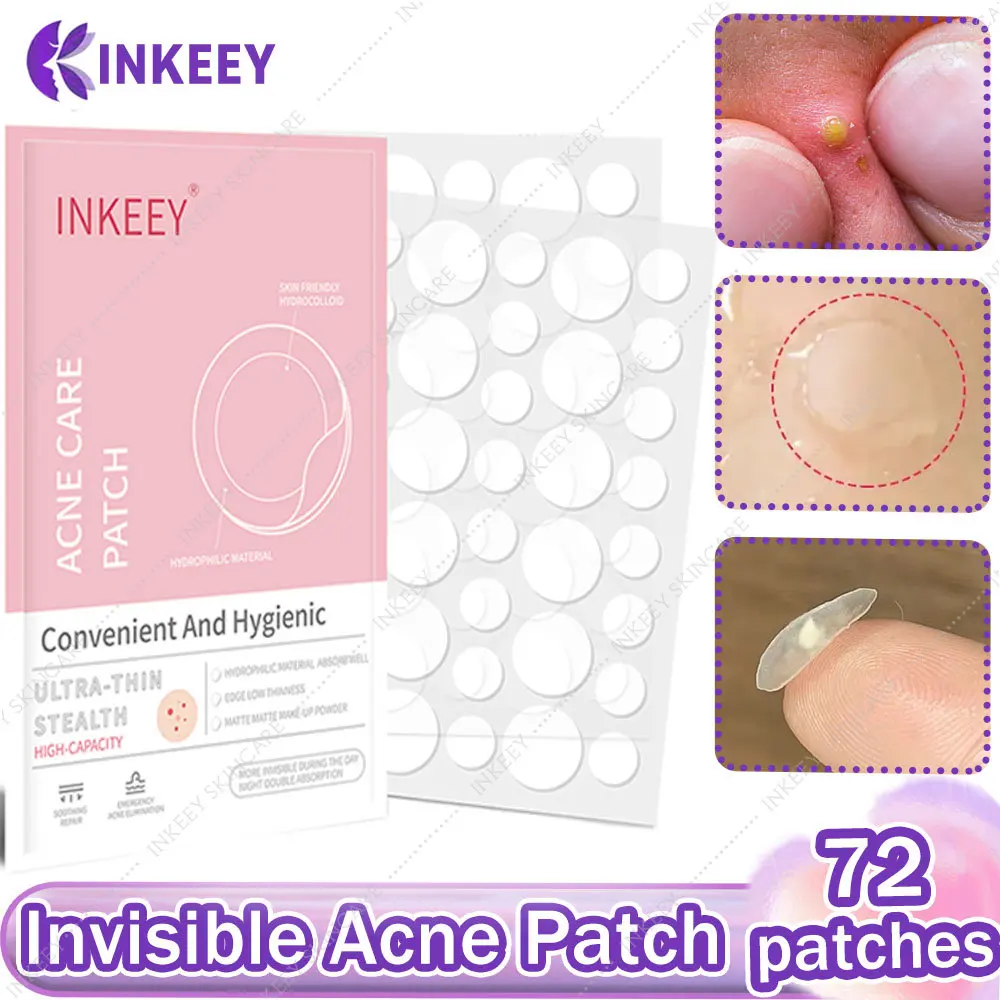 72Pcs-0-1mm-Acne-Pimple-Patch-Stickers-Invisible-Blemish-Spot-Cover ...