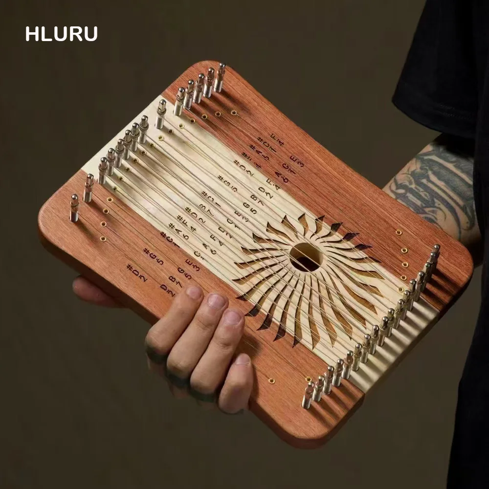 HLURU-Lyre-31-17-Strings-Harp-Lyre-Professional-Fingerplay-Lyre-17-31 ...