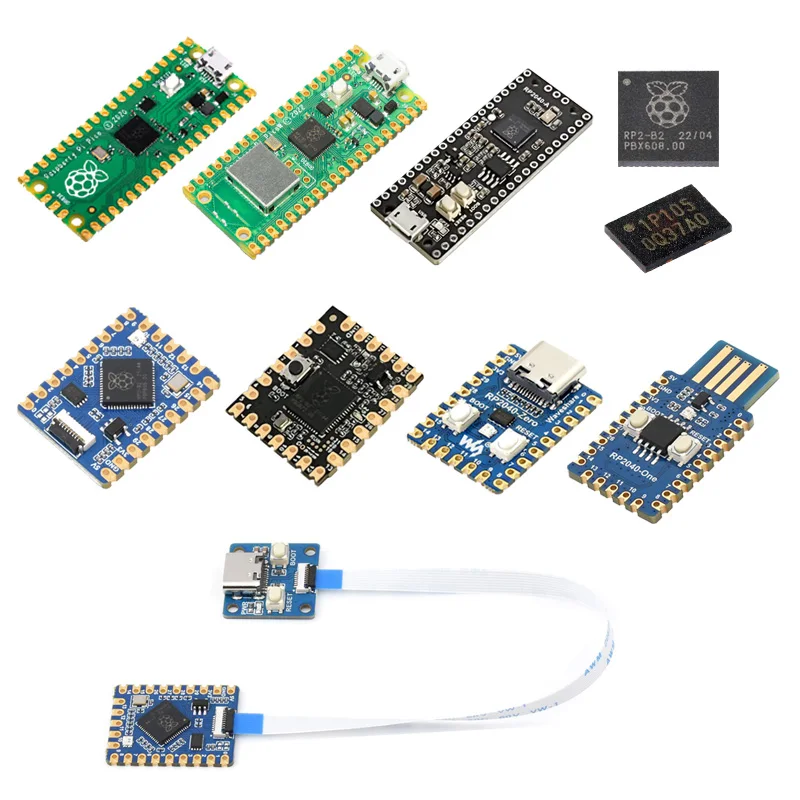 Raspberry-Pi-Pico-W-Pico-RP2040-Zero-Zero-One-W25Q16-RP2040-Chip-RP2040 ...