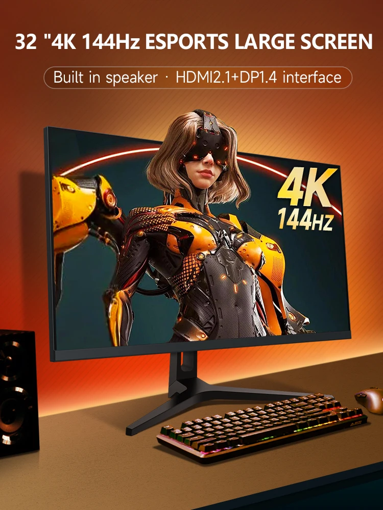 iplaoe-32-inch-4K-144Hz-monitor-esports-game-desktop-computer-display ...