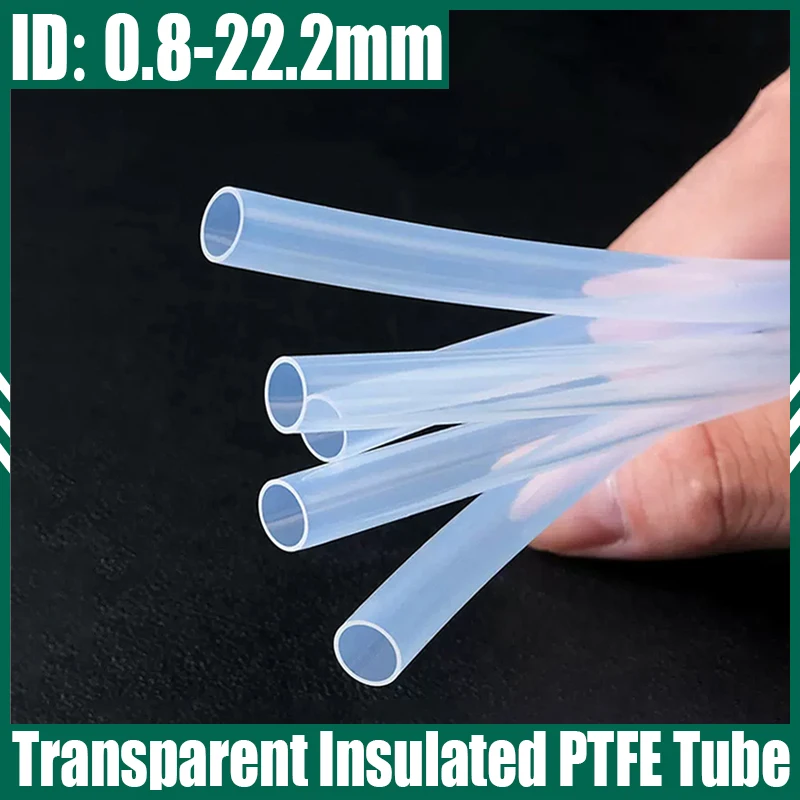 L=1/5 Meter ID=0.8-22.2mm OD=1.6-25.4mm Transparent PTFE Tube For 3D ...