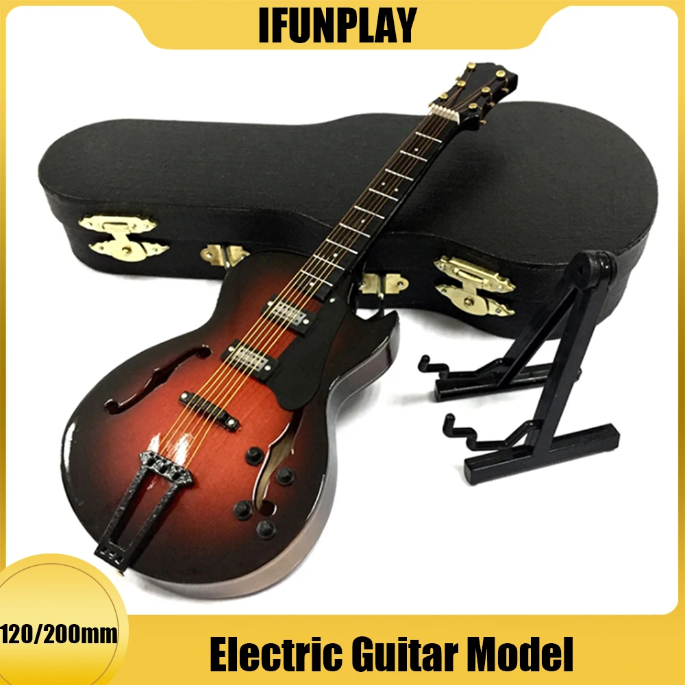 Mini-Electric-Guitar-Miniature-Guitarra-Model-with-Case-Stand-Popurlar ...