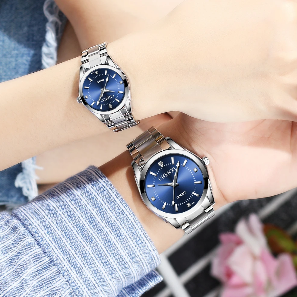 CHENXI-Couple-Watch-Stainless-Steel-Strap-Fashion-Men-Women-Quartz-Wristwatches-Gifts-Items-His ...