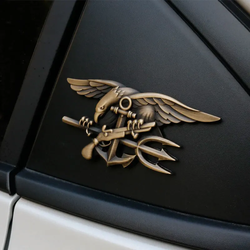 3D-Metal-American-Eagle-Car-Sticker-Emblem-SEAL-Teams-Badge-Hawk ...