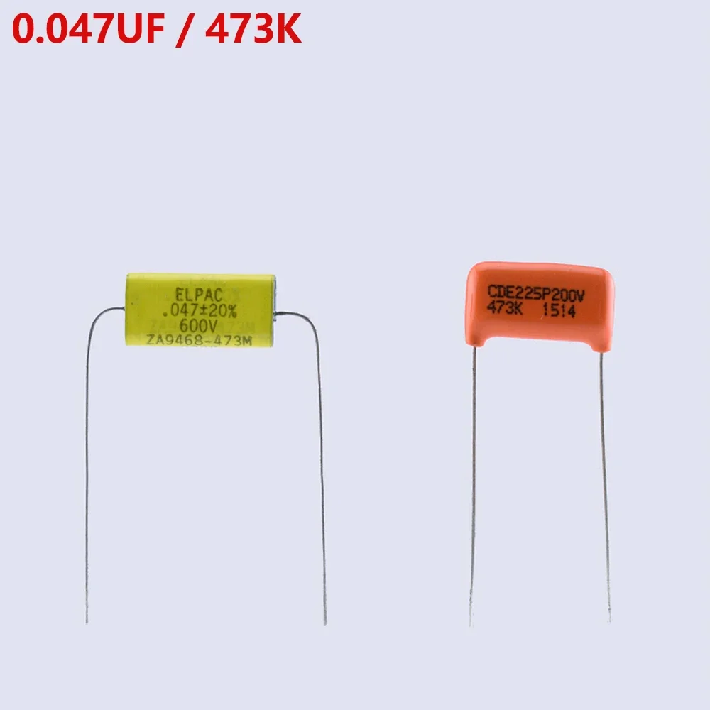 New-Original-Elpac-CDE-SBE-225P-473K-0-047UF-Vintage-Orange-Tone-Cap ...