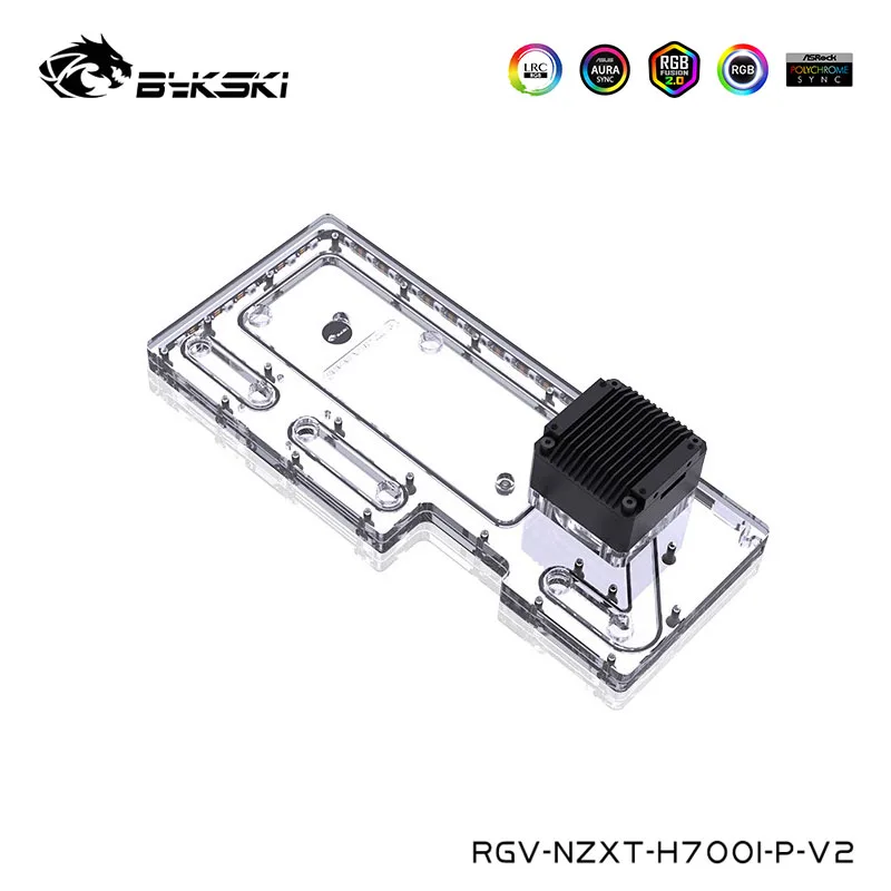 Bykski-DIstro-Plate-For-NZXT-H700I-Game-Case-Transparent-RGB-Reservoir ...