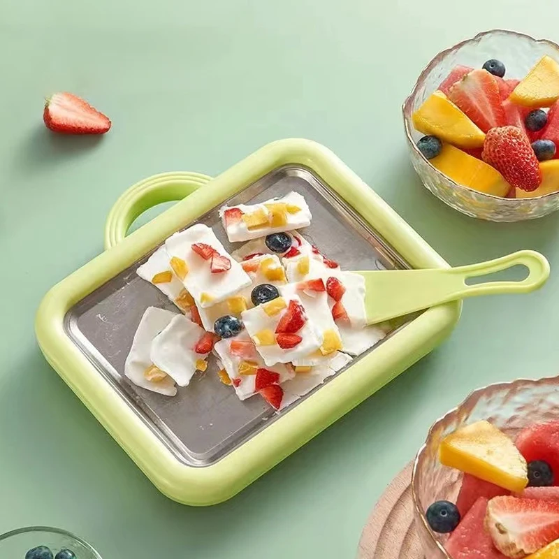 Ice-Cream-Maker-DIY-Ice-Cream-Maker-for-Kids-Plate-Durable-Rolled-Ice ...