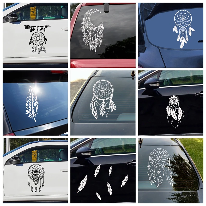 1pc-Creative-feather-Stickers-Car-For-Truck-Window-Bumper-Auto-Suv-Door ...