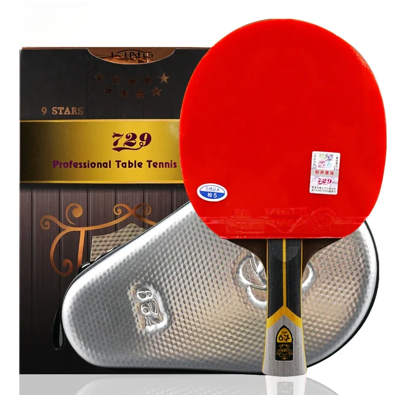 9 Stars Ping-Pong Finished Racket Professional Grade Double-sided ...