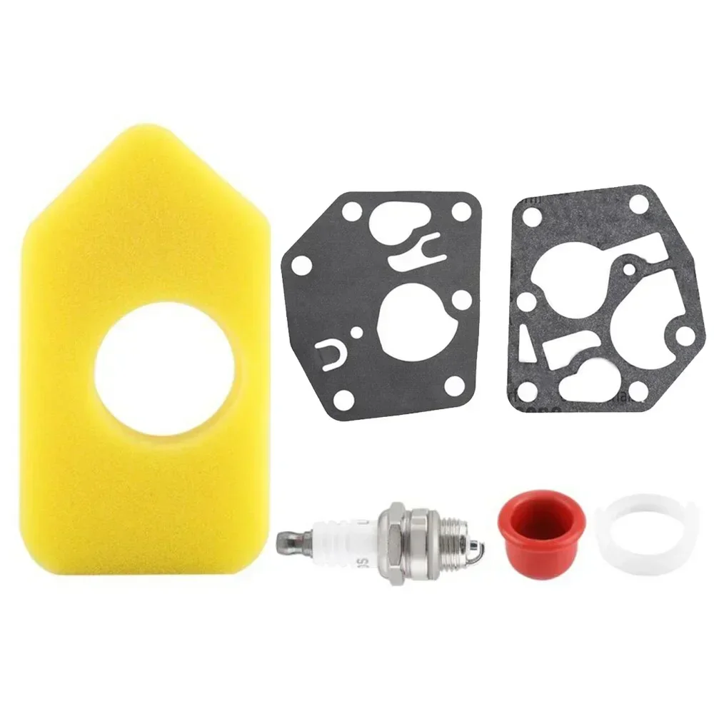 Carburetor Diaphragm Gasket Air Filter for Briggs Stratton 495770 ...