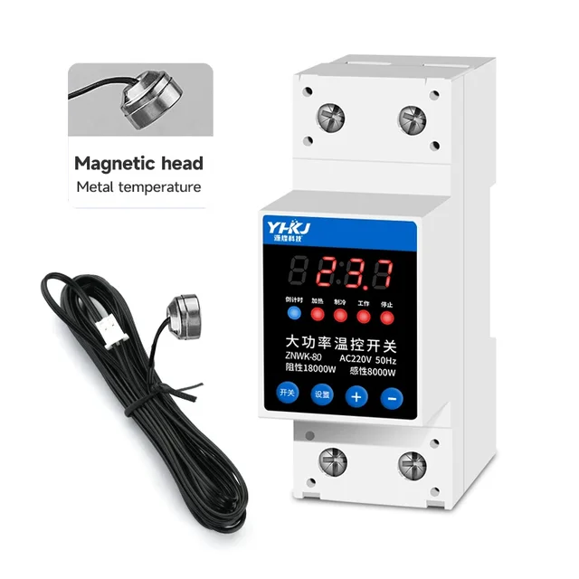 AC220V High Power Temperature Control Switch High Precision Countdown ...