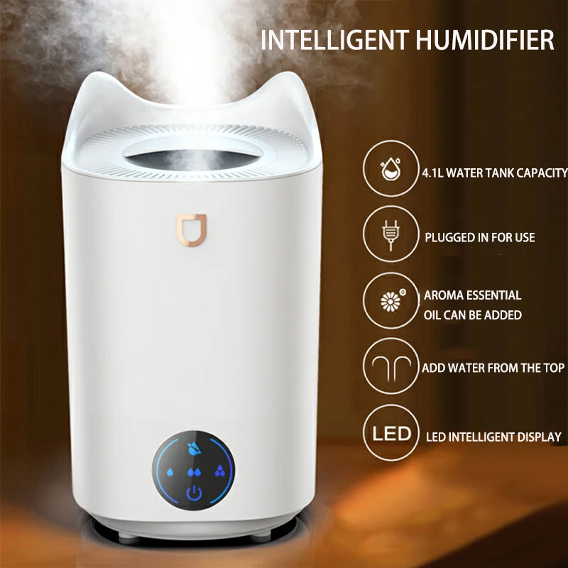 4L-intelligence-Air-Humidifier-4th-Gear-Touch-Screen-Quiet-Aroma ...