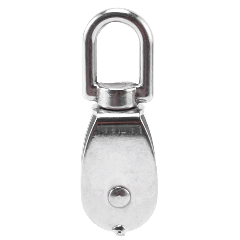 4X-Steel-Wire-Pulley-Stainless-Steel-M20-Heavy-Duty-Steel-Single-Wheel ...