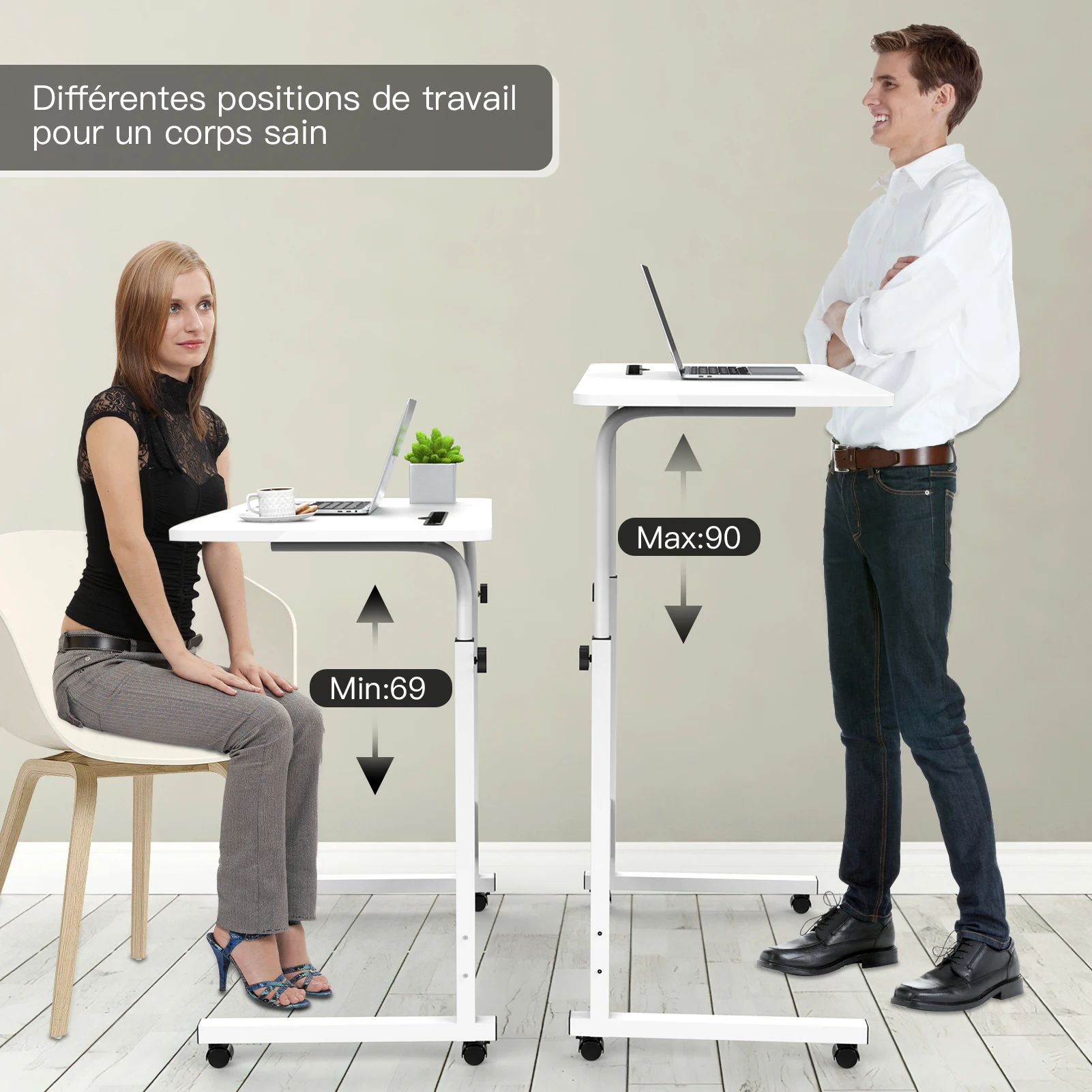 80x40x69-90cm-Computer-Desk-Bureau-D-criture-Office-Furniture ...