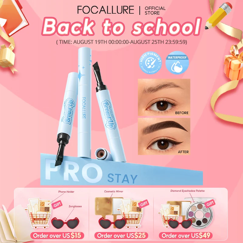 FOCALLURE-3D-Eyebrow-Gel-Cream-2-In-1-Eyeliner-Pencil-3-Colors ...