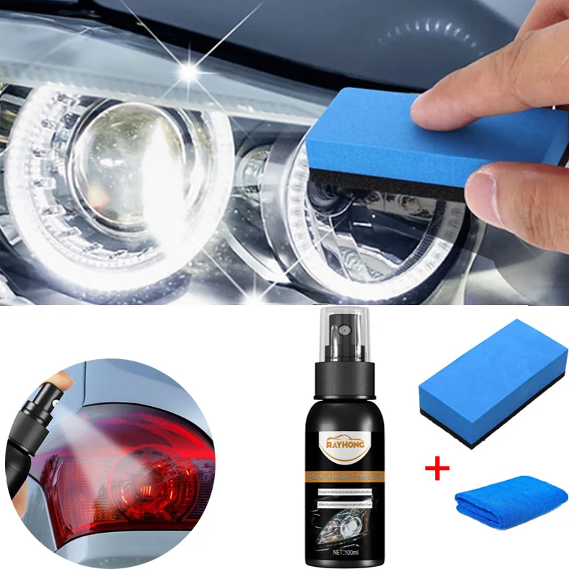 Car-Headlight-Polish-Restoration-Kit-Liquid-Repair-Auto-Head-Light ...