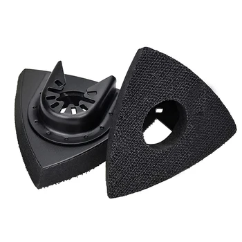 Triangular Sanding Pads 80mm Hook And Loop Grinding Triangle ...