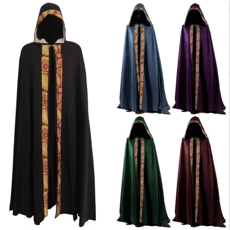 Tamanho grande 4xl halloween priest cosplay traje para homens mulher ...