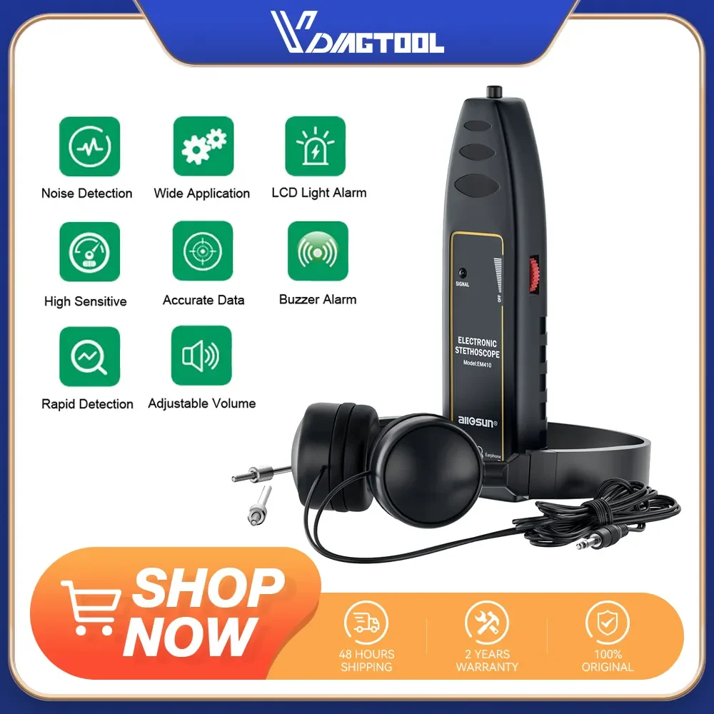 Vdiagtool-Car-Cylinder-Stethoscope-Auto-Diagnostic-Tool-Engine-Analyzer ...