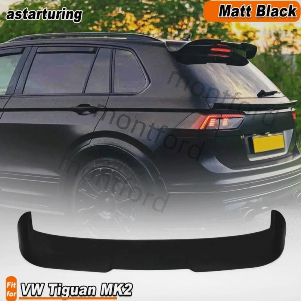Carbon Fiber Rear Roof Spoiler Wing Lip For Volkswagen VW Tiguan MK2 ...