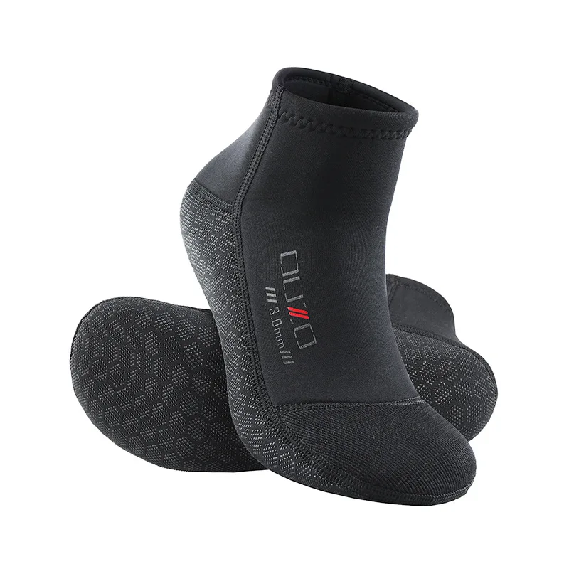 3mm 5mm Unisex Diving Neoprene Socks Anti Slip Warm Cold-proof Wetsuit ...