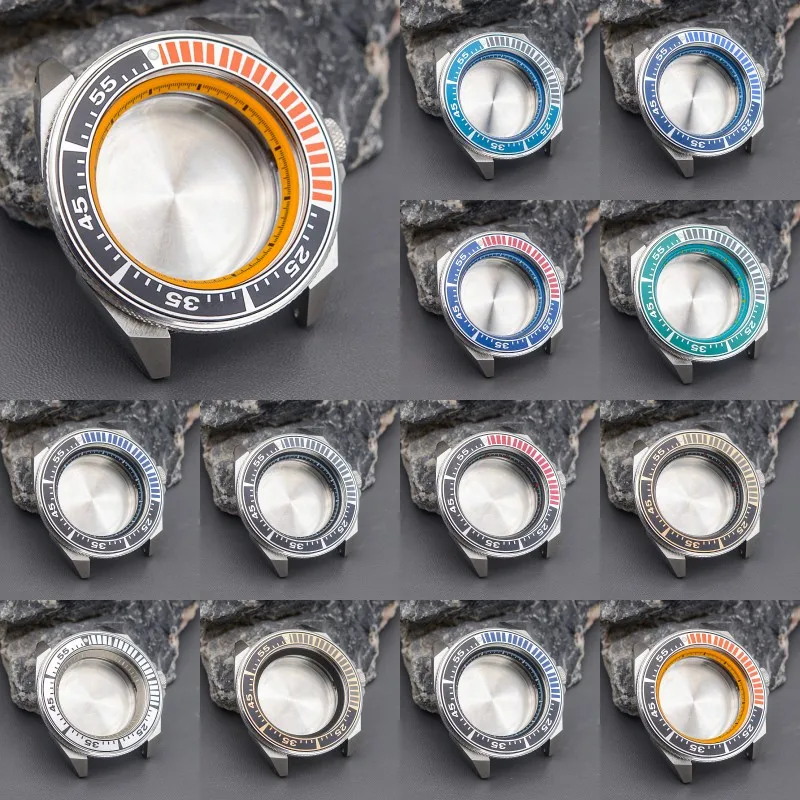 Samurai-43mm-Silver-Watch-Case-NH35-NH36-Movement-Seiko-Mod-Sapphire ...