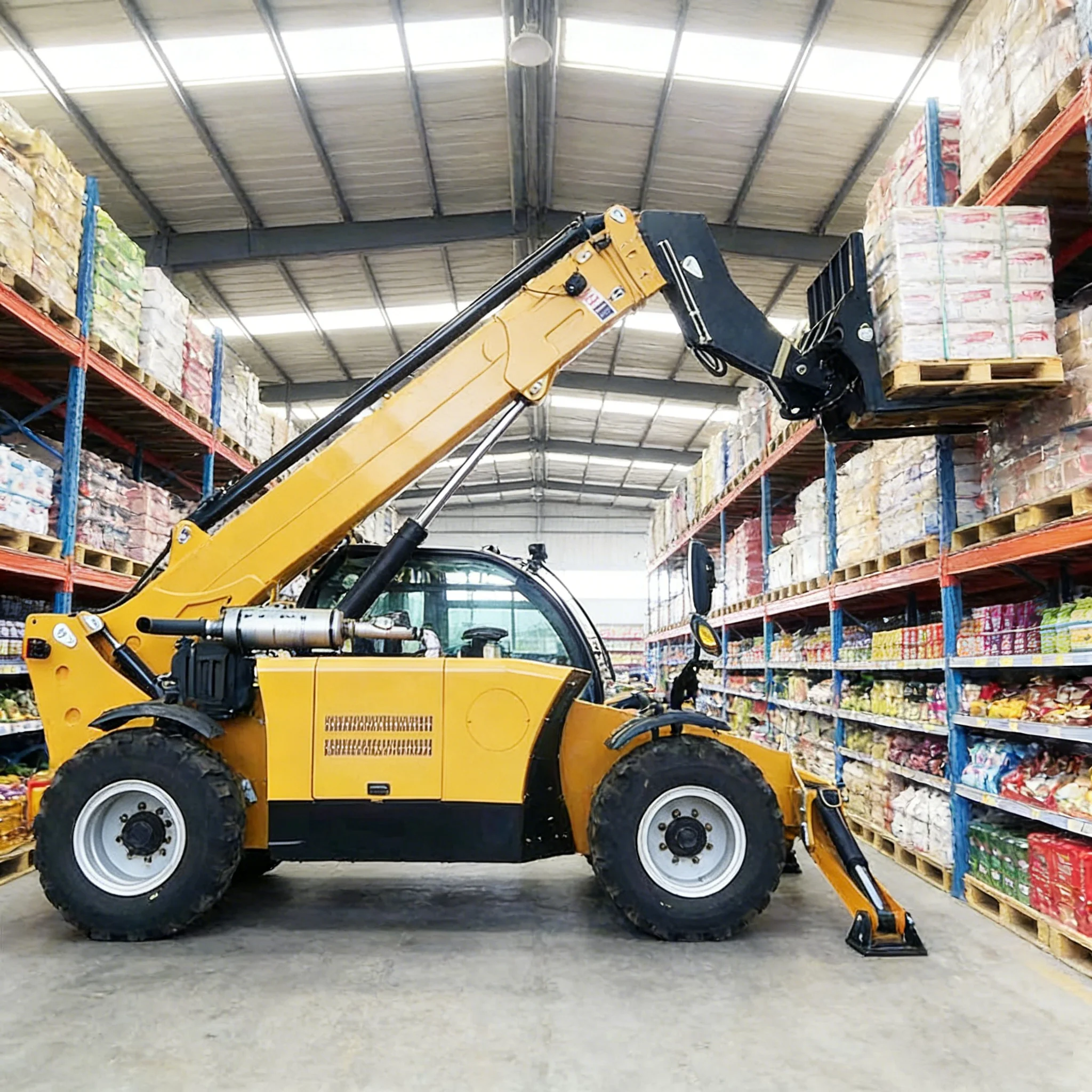 360° Rotating Telescopic Handler, Multi-scene Heavy-duty Lifting Tool ...
