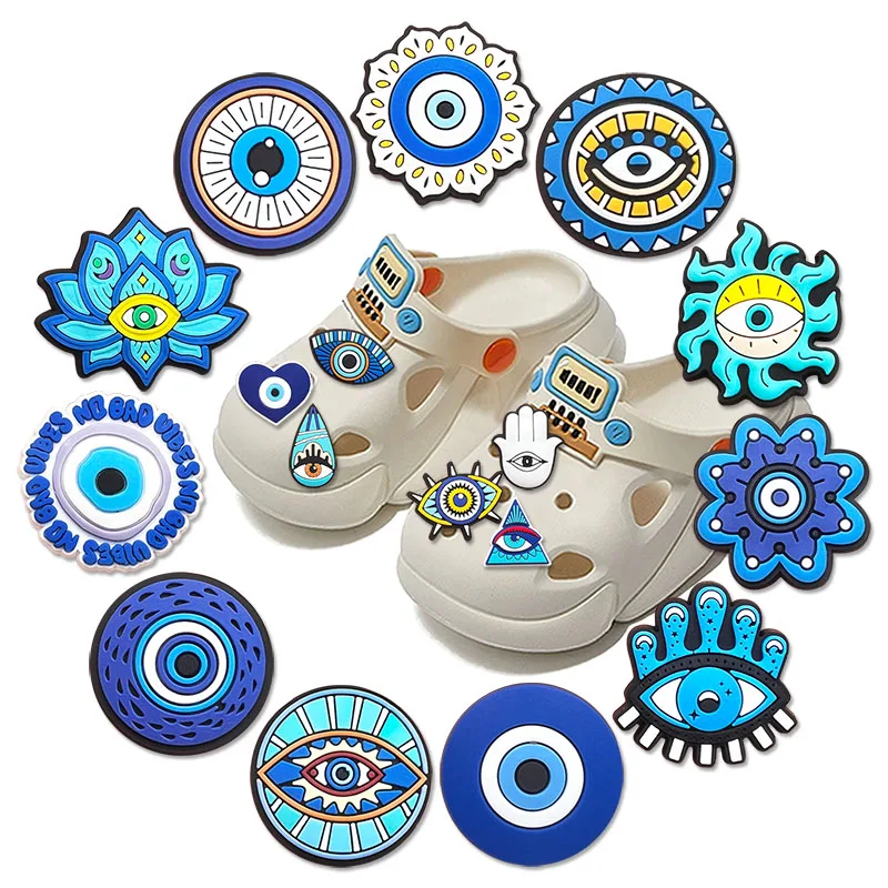 New-Arrival-1Pcs-PVC-Evil-Eyes-Shoe-Charms-Decoration-for-Crocs ...