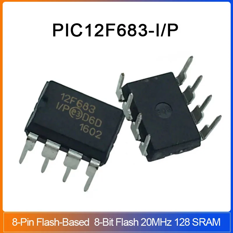 1-5PCS-PIC12F683-I-P-PIC12F683-DIP8-MCU-Controller-Chip-8BIT-3-5KB ...