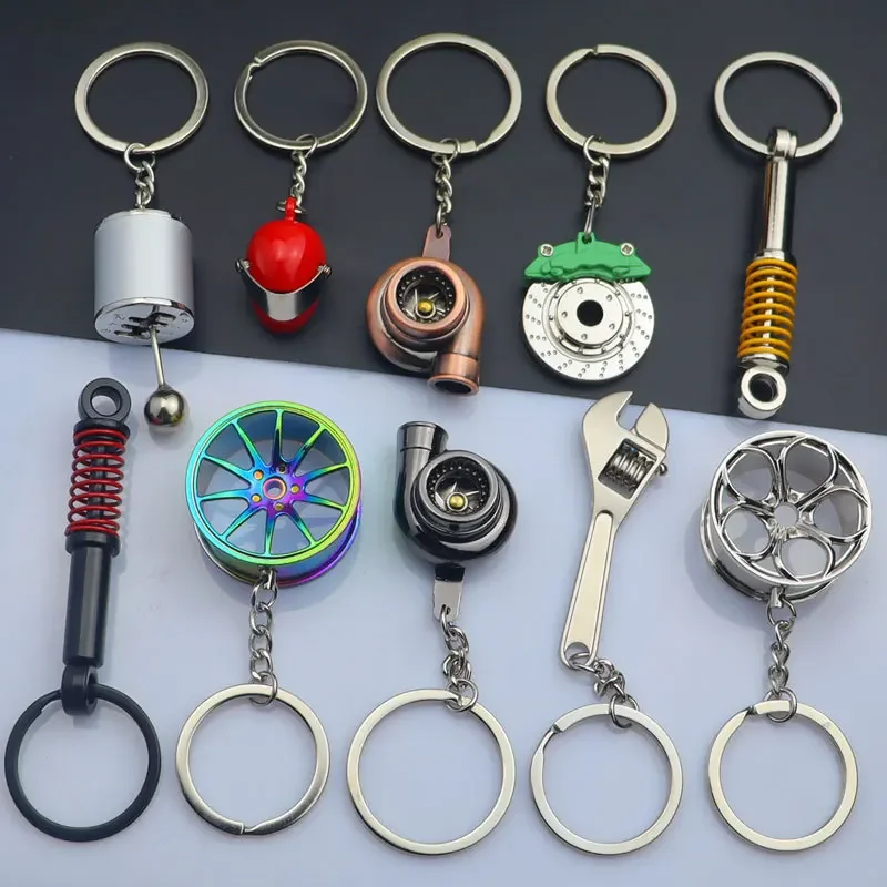 Mini-Zinc-Alloy-Auto-Parts-Keychains-Simulated-Speed-Gearbox-Absorber ...