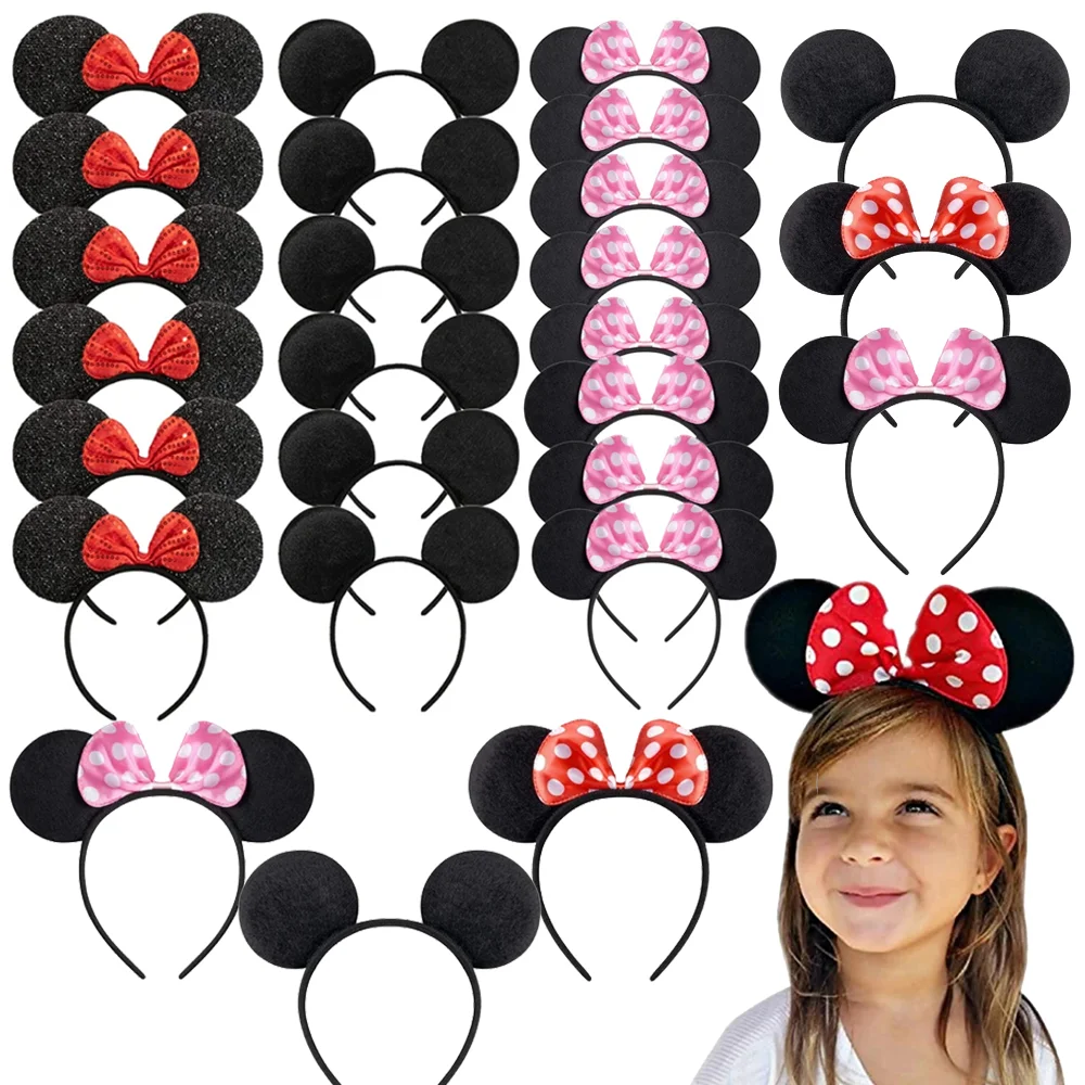 Diademas-con-orejas-de-Minnie-y-Mickey-Mouse-de-Disney-aro-para-el-pelo ...