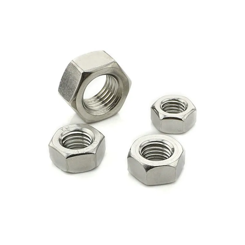 Stainless Steel Hex Nut Hexagon Nuts DIN934 M0.6 M0.8 M1 M1.2 M1.4 M1.6 M2 M2.5 M3 M3.5 M4 M5 M6 ...
