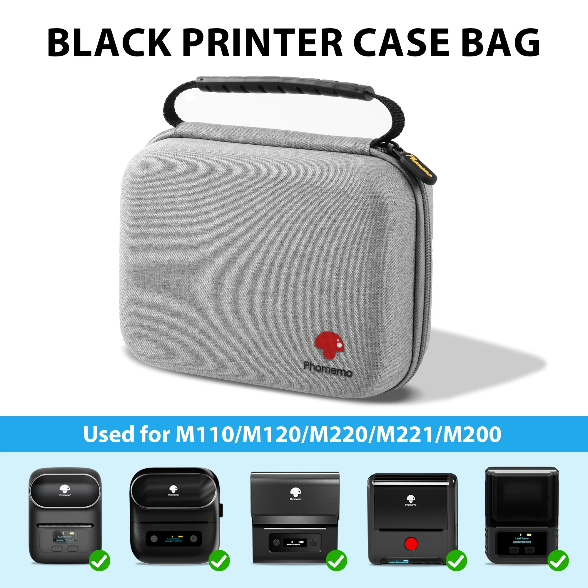 Label Printer Case Compatible Phomemo M220 M110 M221 M120 M200 Niimbot ...