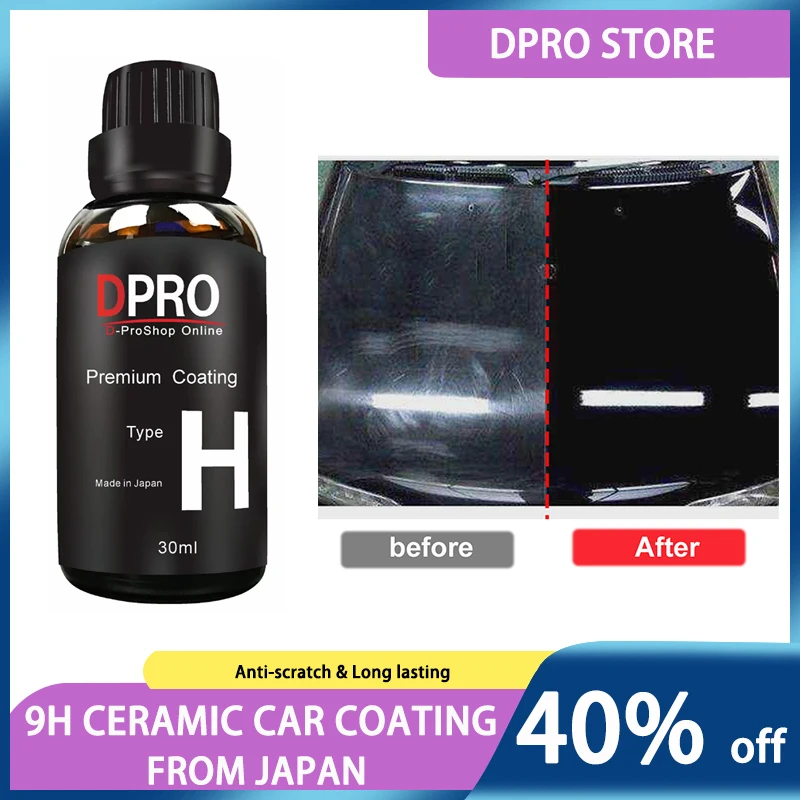 Dpro 9h Liquid Glass Ceramic Car Coating Waterproof Nano Paint Care ...