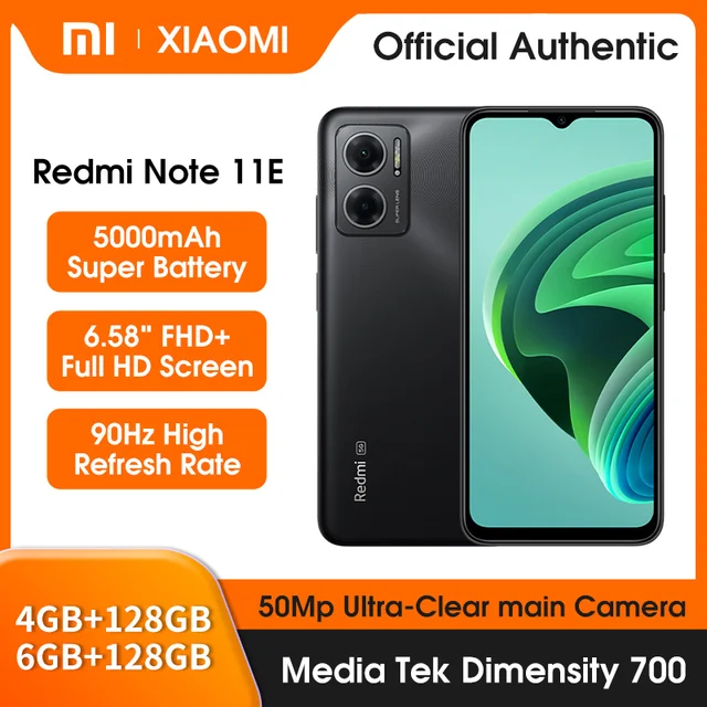 Global ROM Xiaomi Redmi Note 11E 5G 4GB/6GB 128GB Dimensity 700 50MP ...