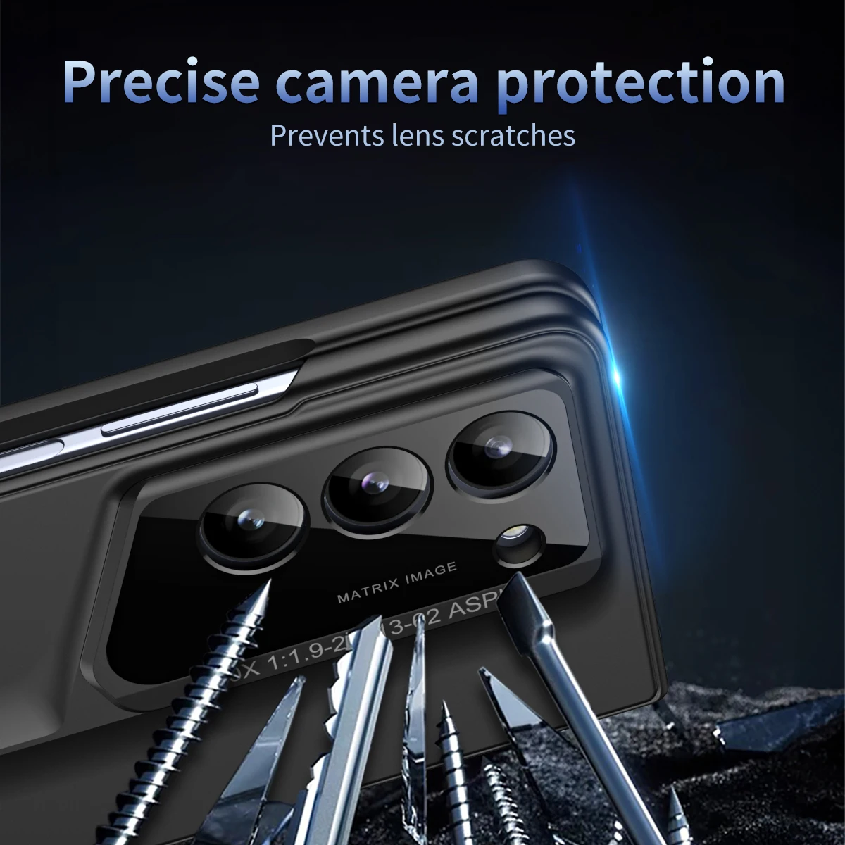 Luxury Hard PC Cover with Screen Glass Film - Shockproof and Anti-Drop ...