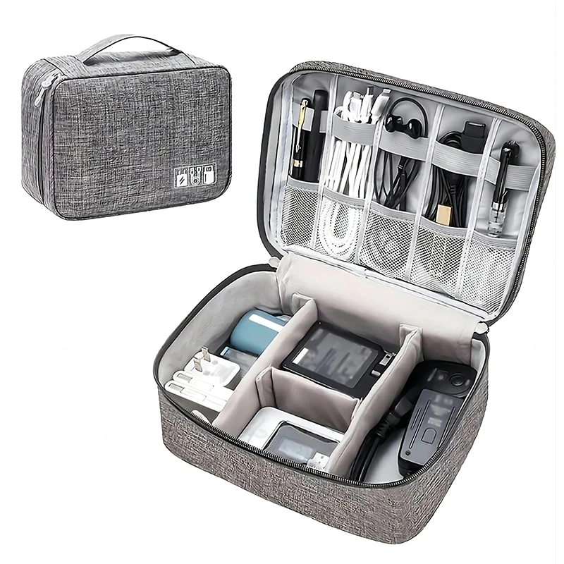 Cable-Storage-Bag-Waterproof-Digital-Electronic-Organizer-Portable-USB ...