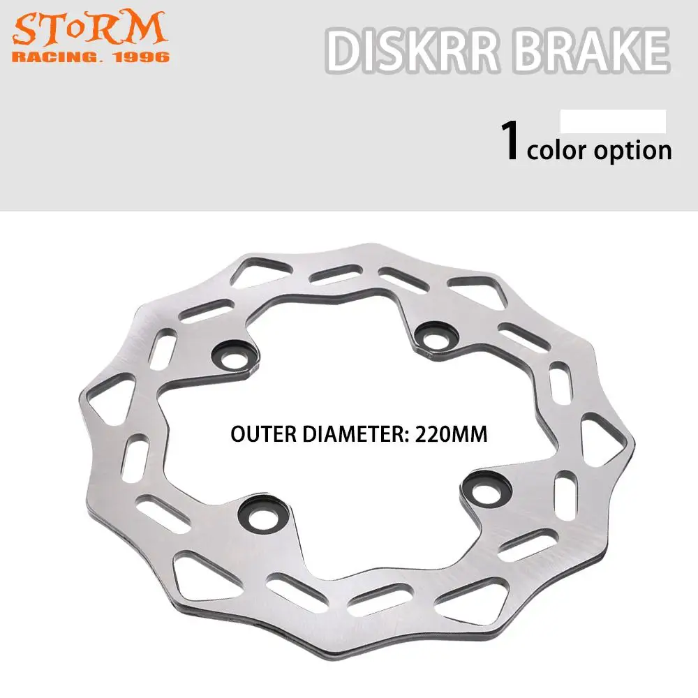 Motorcycle-220mm-Rear-Brake-Disc-Rotor-For-Kawasaki-ZX6R-ZX6RR-ER6F ...