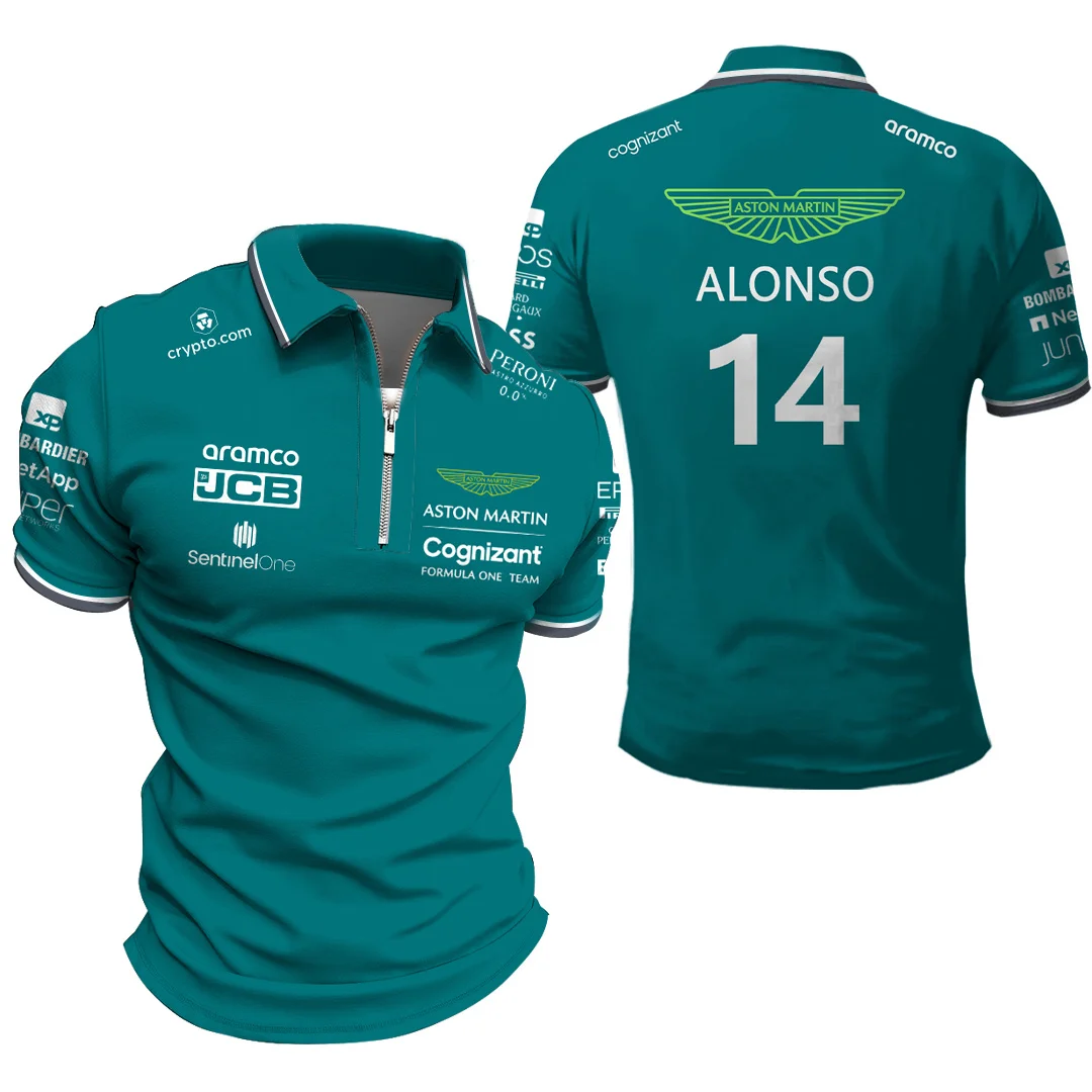 Fashion Aston Martin 2023 F1 Team T shirts Spanish Racing Driver ...