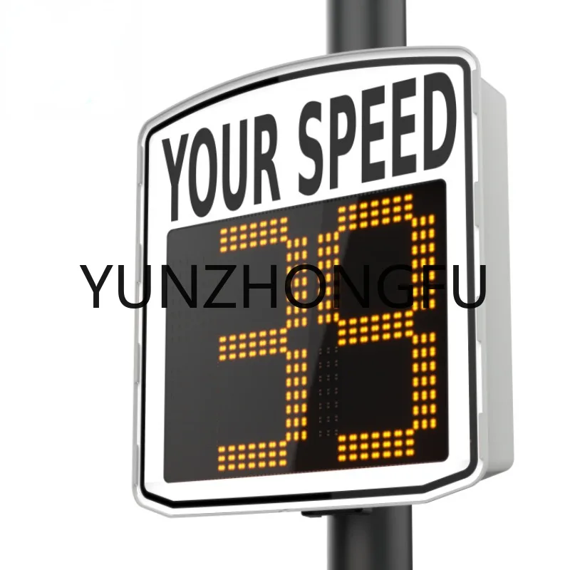Speed-Measurement-Radar-Radar-Speed-Sign-with-Camera-Monitoring-Highway ...