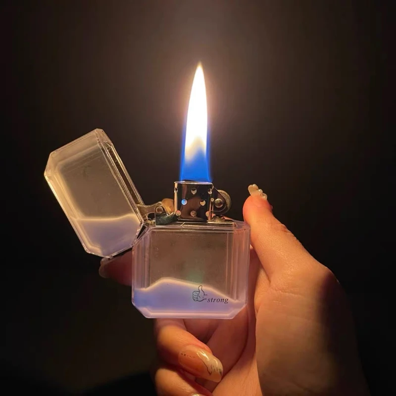 Unusual Quicksand Luminous Kerosene Lighter Inflatable Lighter ...