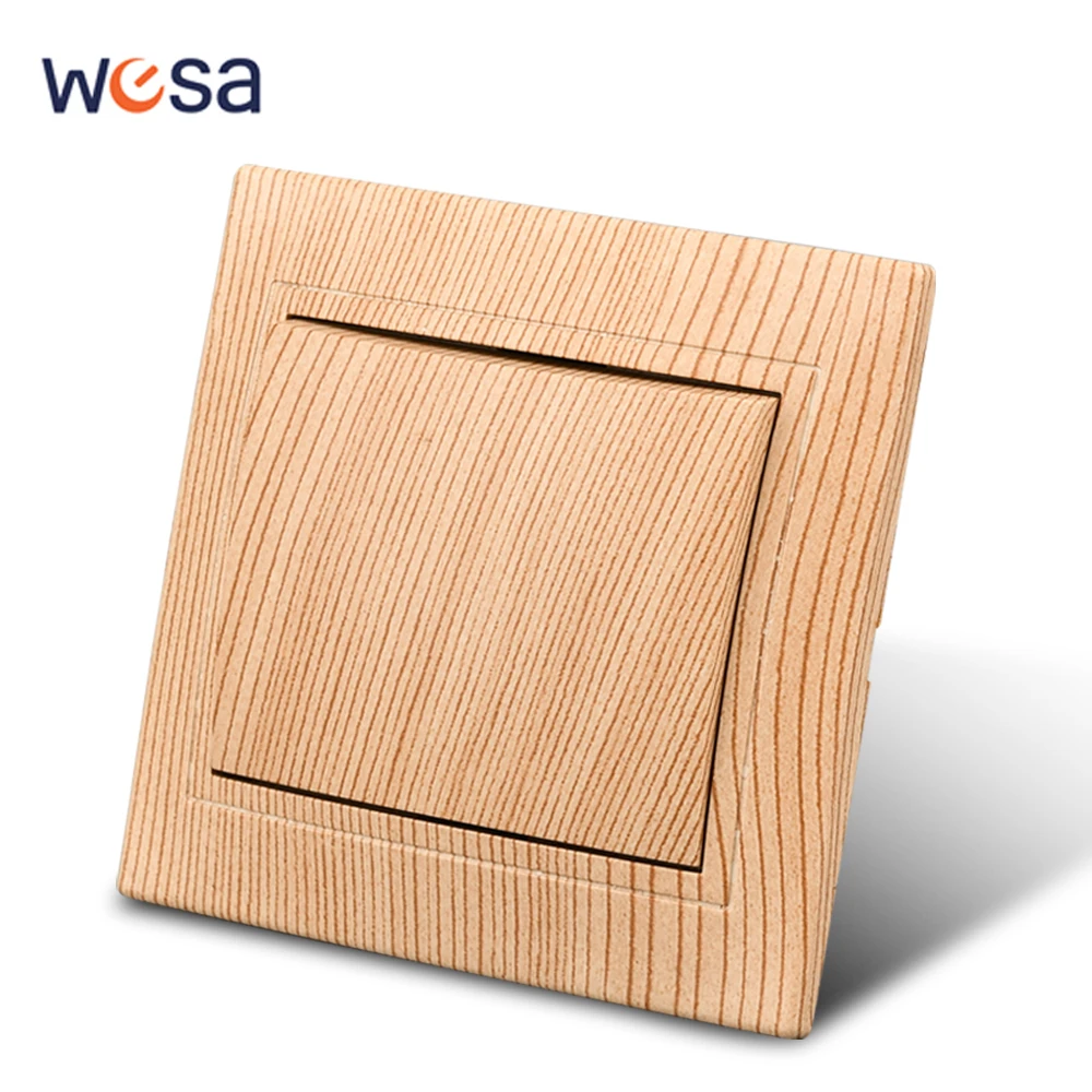 WESA-Wood-Wall-Switch-Classic-Flame-Retardant-Plastic-Panel-1-Gang-1 ...