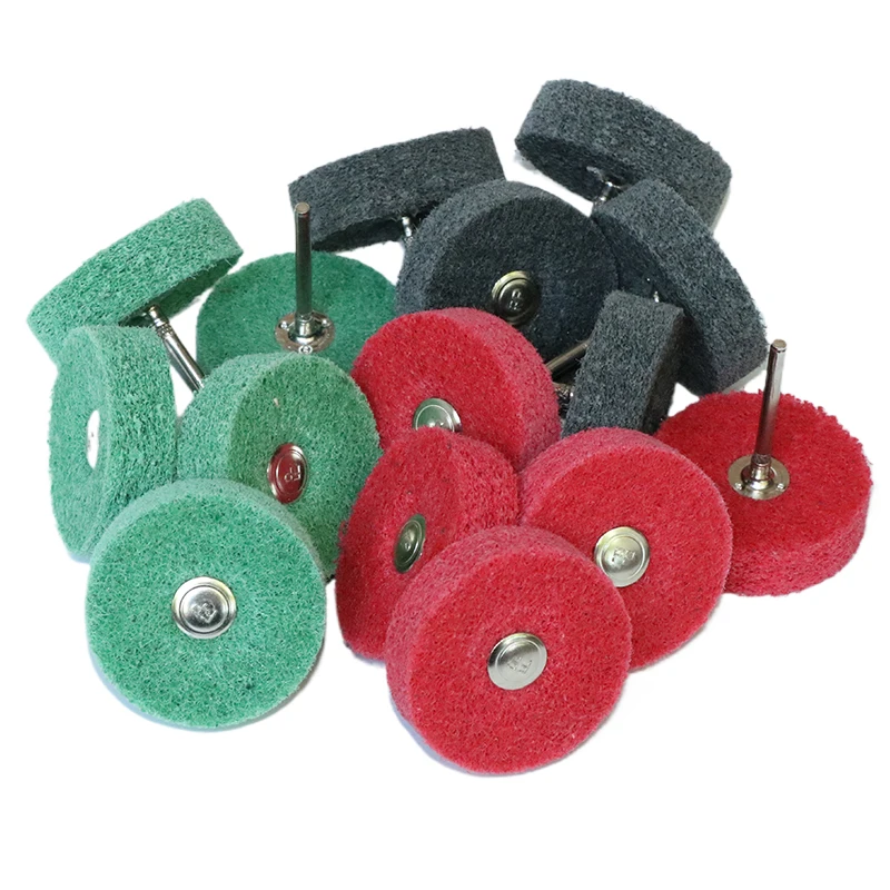 3mm Shank Non-woven Flap Sanding Wheel Fiber Abrasive Polishing ...