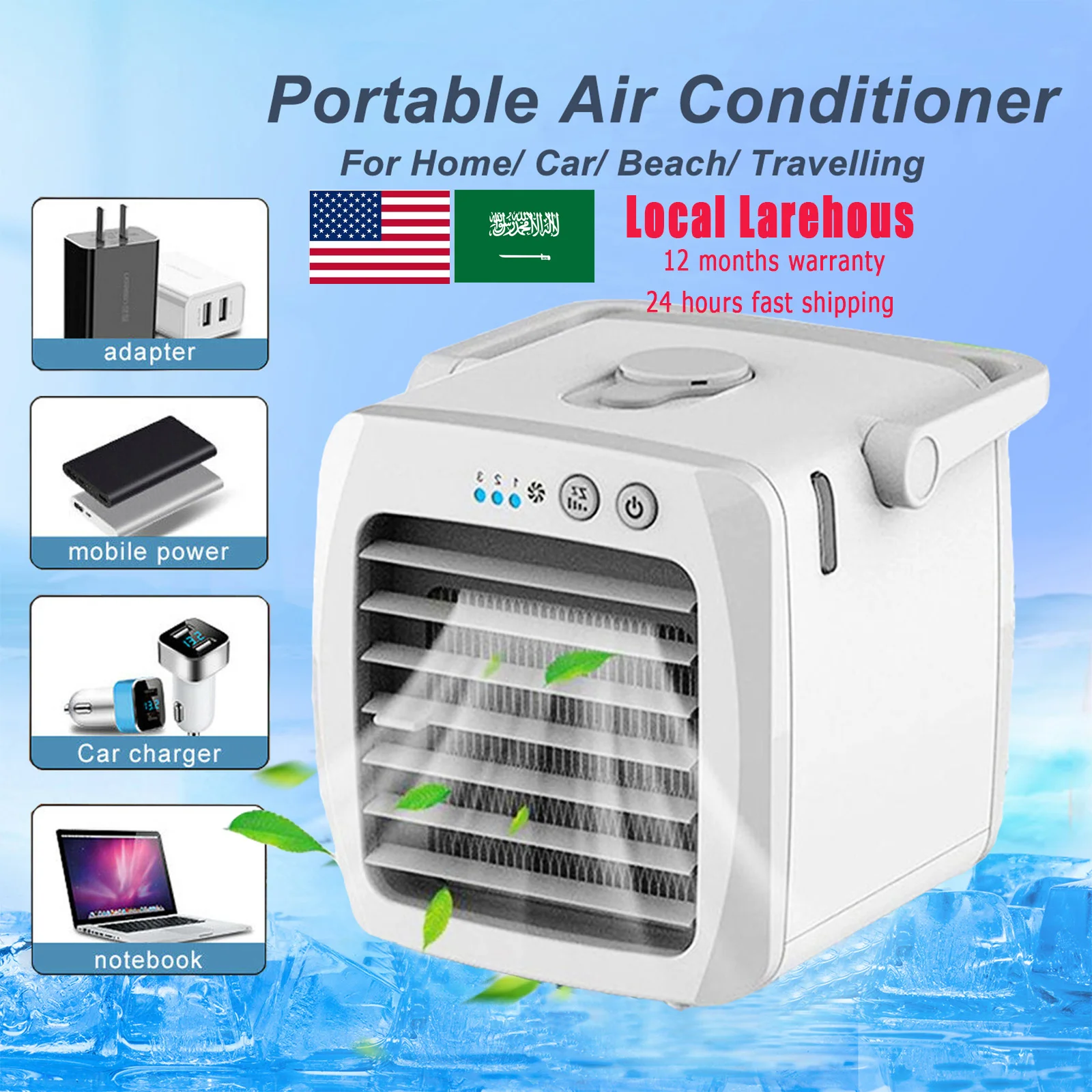 Mini Portable Cooler Air Conditioner Fan Summer Quick Easy Cooling Air Conditioner Air Cooler Fan USB Air Conditioning For Room AliExpress