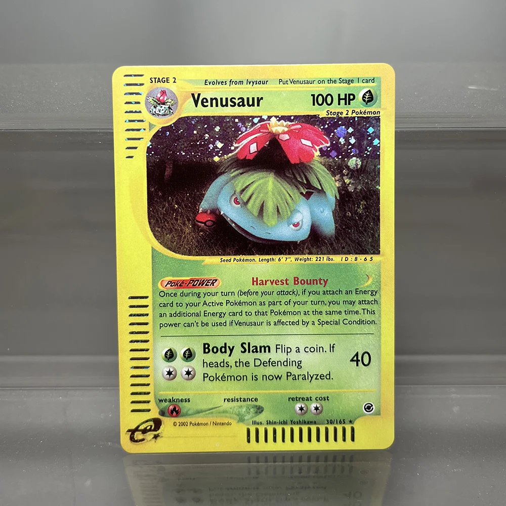 Trading Cards E-Card Foil Flash Cards Charizard Alakazam Pichu Venusaur ...