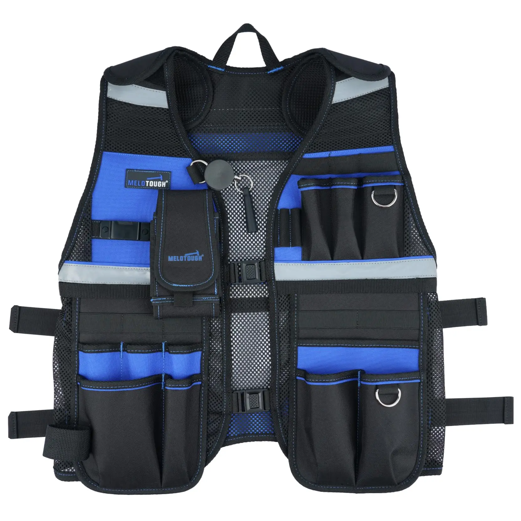 MELOTOUGH-Tool-Vest-Reflective-Safety-Tool-Vest-with-Removable-Phone ...