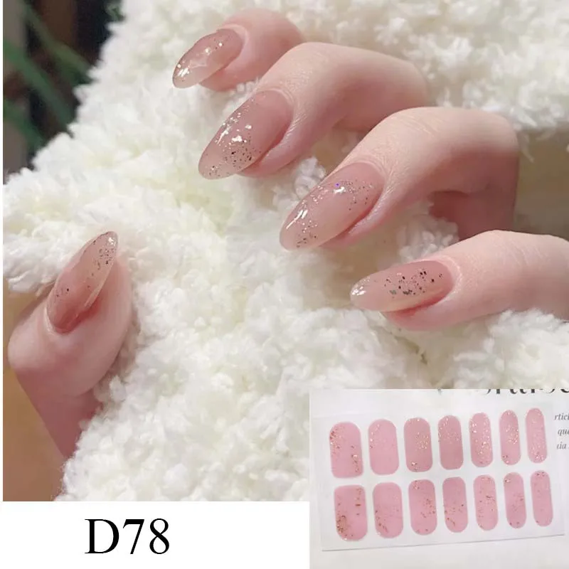 Five-Sorts-of-Nail-Stickers-Fashion-Nail-Wraps-Self-Adhesive-Manicure ...