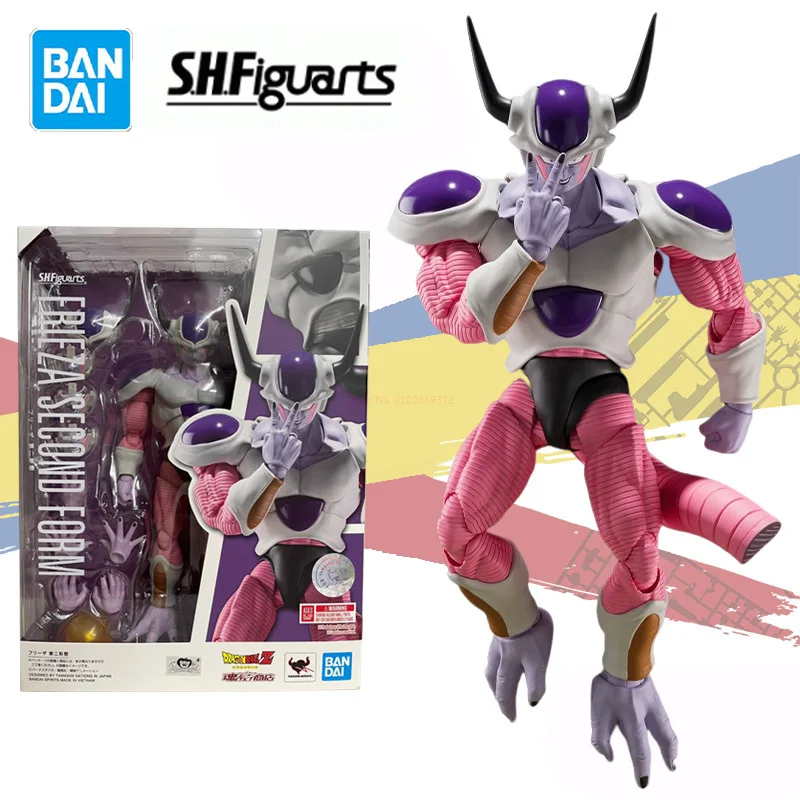 Original Bandai X S.H.Figuarts Shf Dragon Ball Z Figures Frieza Second ...