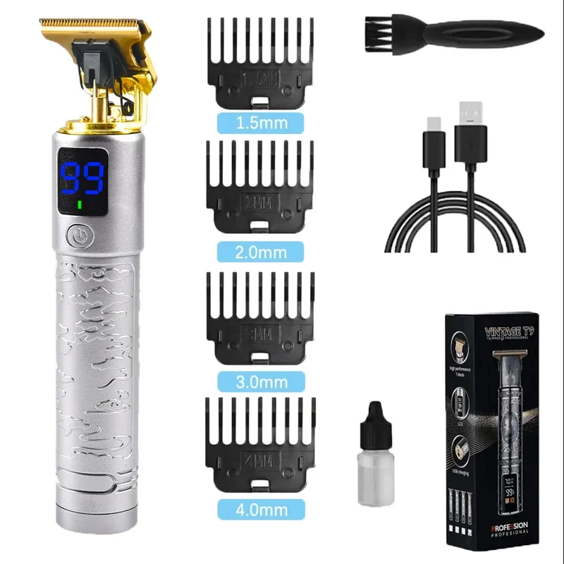 GAJ-Clipper-de-cabelo-profissional-para-homens-m-quina-de-corte-barbear ...