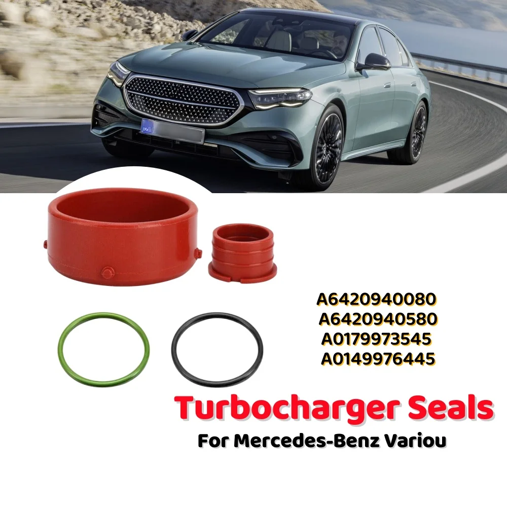 4Pcs Car Engine Turbo Breather Intake Seal Replacement For Mercedes ...